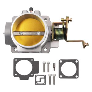 1724 62mm throttle body for high flow power plus series replacement for bbk,compatible with 1991-2003 jeep 4.0l and just for cherokee 1998-2001 4.0l