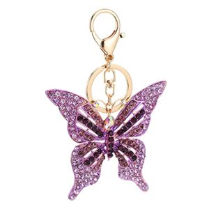 butterfly key chains butterfly key chain pendants alloy key chain pendant for women purple