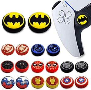 2pcs analog thumb grip stick cover, wireless controllers game remote joystick cap, fantastic non-slip silicone handle protection cover for ps5/ps4/xbox one/360/ns pro (e)