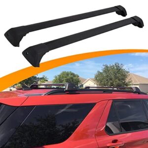 snailfly crossbars customized for 2020-2025 ford explorer black adjustable roof racks cross bars with lock