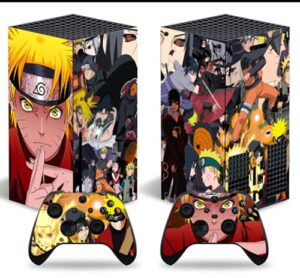 the console wrap xbox series x console skin and xbox series x controller skins set, xbox series x skin wrap decal sticker, anime decal kit