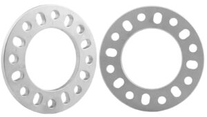 zhteapr 2pc universal wheel spacers 12mm 1/2" for most 8 lug vehicle 8x6.5 8x165.1 8x170 8x180 compatible with f250 e350 ram 2500 3500 express 3500 k3500 silverado suburban 2500 sierra 2500hd 3500hd