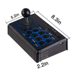 SUNCHI 7 in1 USB Arcade Fight Stick Street Fighting Joystick Gamepad controller for PS3 / PS4 / XBOX ONE / XOBX 360 / PC / Android /Switch