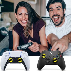 2Pcs Analog Thumb Grip Stick Cover, Wireless Controllers Game Remote Joystick Cap, Fantastic Non-Slip Silicone Handle Protection Cover for PS5/PS4/Xbox one/360/NS PRO (E)