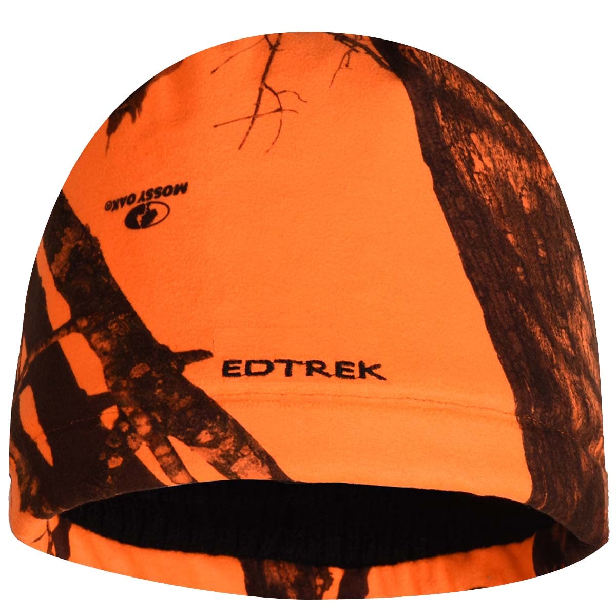 EDTREK Waterproof and Windproof Camo Beanie Hunting Hat - Timber and Blaze Orange Camo Hunter Hat (Large, Blaze Orange Camo)