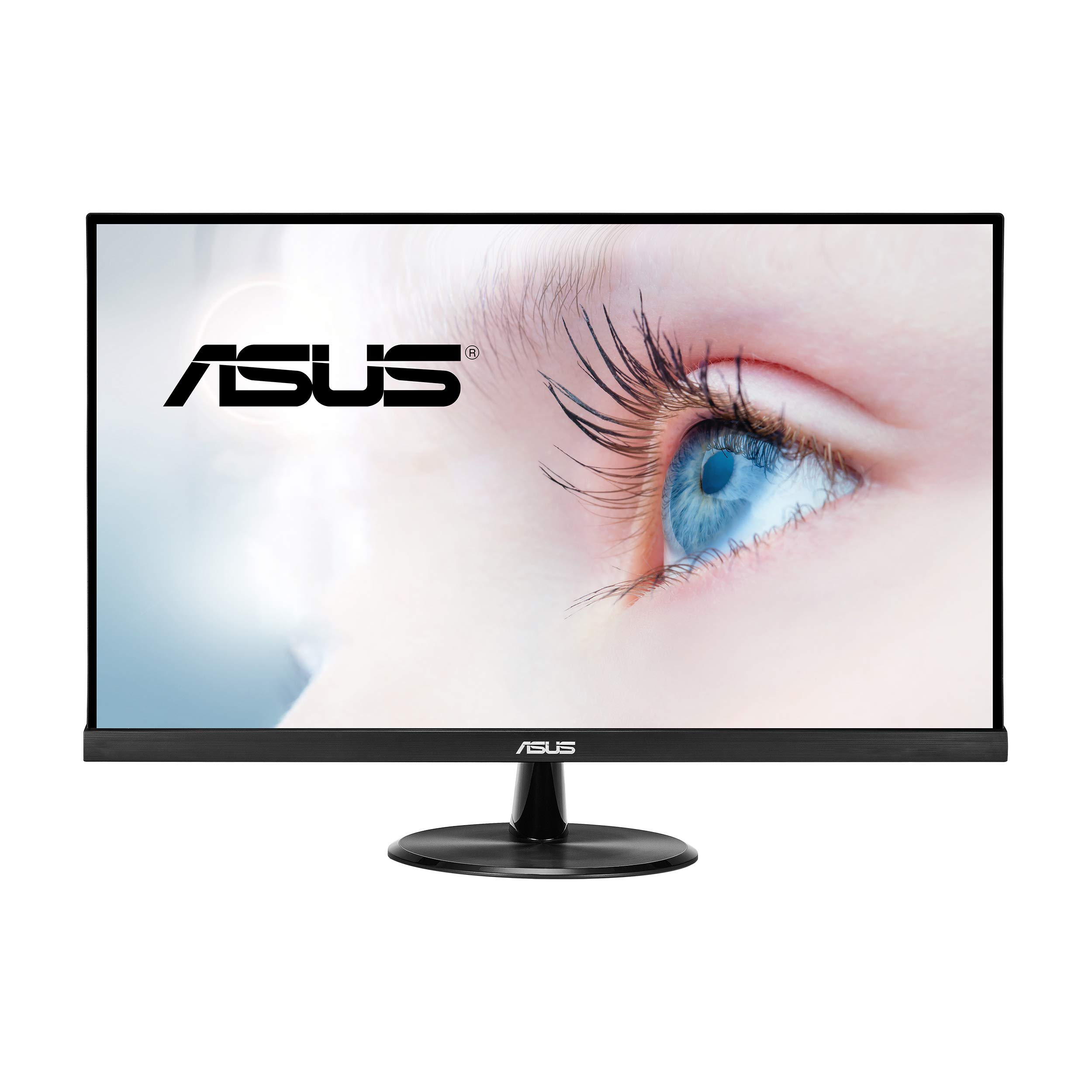 ASUS VP279HE 27” Monitor, 1080P Full HD, 75Hz, IPS, Adaptive-Sync/FreeSync, Eye Care, HDMI VGA, Frameless, Low Blue Light, Flicker Free, VESA Wall Mountable