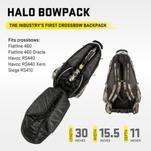 TenPoint HALO Bowpack, Veil Alpine - Easily Transport & Protect Your Crossbow - Fits Flatline 460, Havoc, Havoc XERO & Siege Models