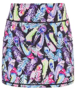 jack smith tennis golf skorts skirts for women casual with pockets golf apparel athletic skorts skirts active skirts(m,feather print#)