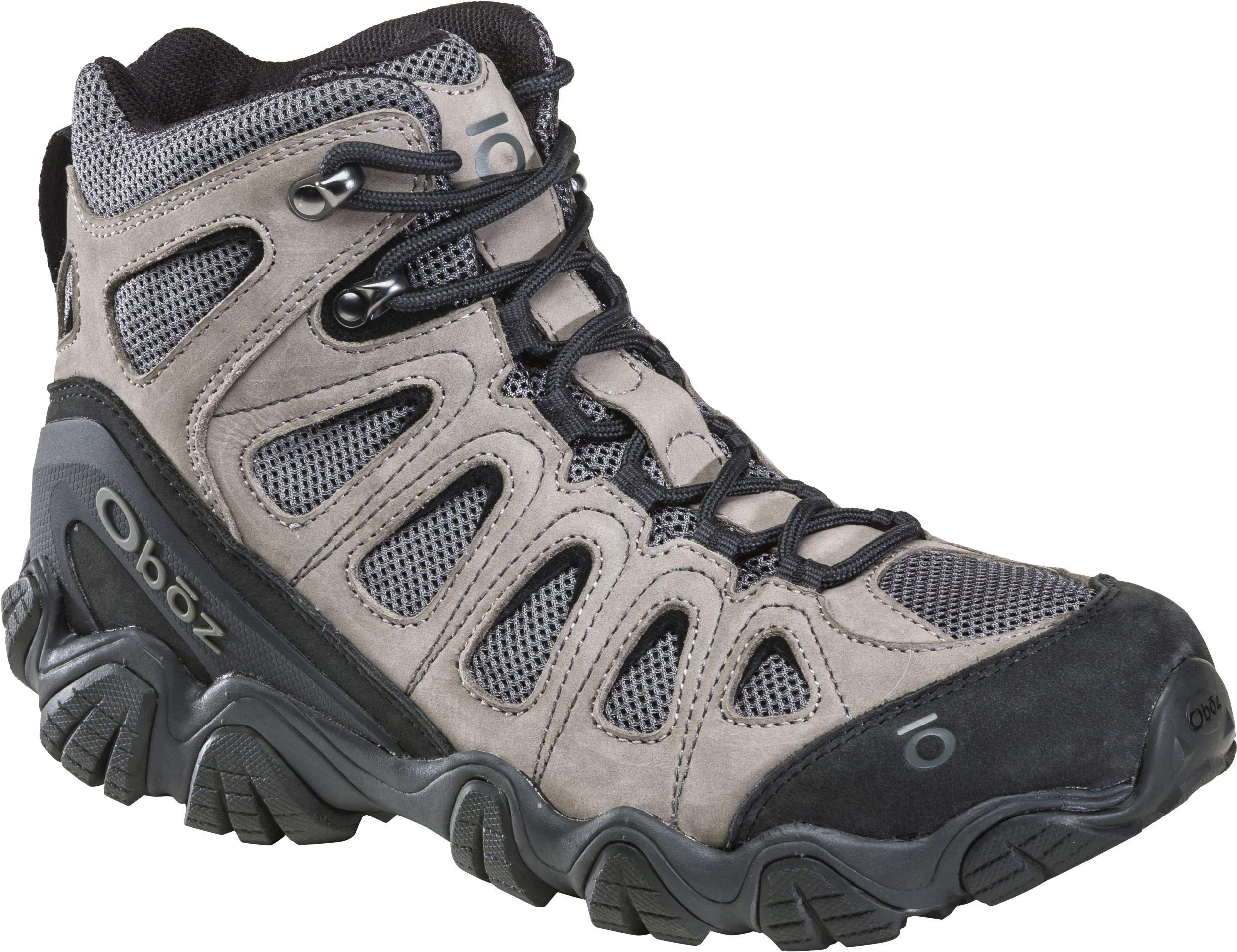 Oboz Men's Sawtooth Ii Mid Hiking Boots Ash 9