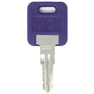 Global Link G338 Replacement Key: 2 Keys