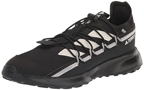 adidas Men's Terrex Voyager 21 Travel Hiking Shoe, Black/Chalk White/Grey, 11.5