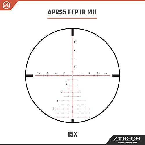 Athlon Ares BTR GEN2 2.5-15x50, Direct Dial, Side Focus 30mm, FFP, APRS5 IR MIL