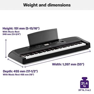 Yamaha, 88-Key Digital Pianos-Home (DGX670B)