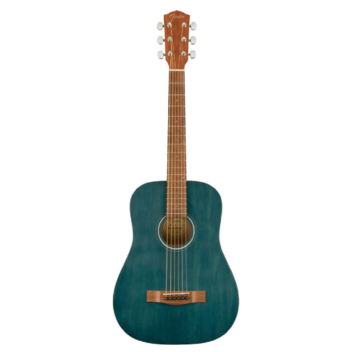 Fender FA-15 3/4 Scale Steel String Acoustic Guitar, with 2-Year Warranty, Blue, with Gig Bag