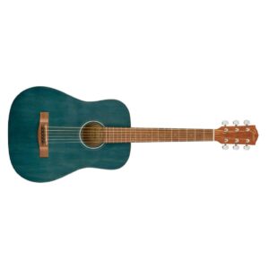 Fender FA-15 3/4 Scale Steel String Acoustic Guitar, with 2-Year Warranty, Blue, with Gig Bag