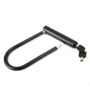 U-Lock, Security U Lock Anti-Theft Lock, Folding Bicycle Lock Anti-Theft U-Lock Mountain Bike Lock for Scooters Motorcycle