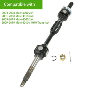 Complete Rear Axle Shaft & Wheel Bearing Compatible with 2001-2008 Kawasaki Mule 3010 4x4 39158-1119