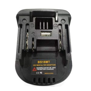 authfrank battery adapter converts for bosch 18v lithium battery to for makita 18v lithium battery bl1840 bl1850 bl1830 bl1860b lxt 400 etc.