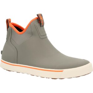 rocky dry-strike waterproof gray & orange deck boot size 12(m)