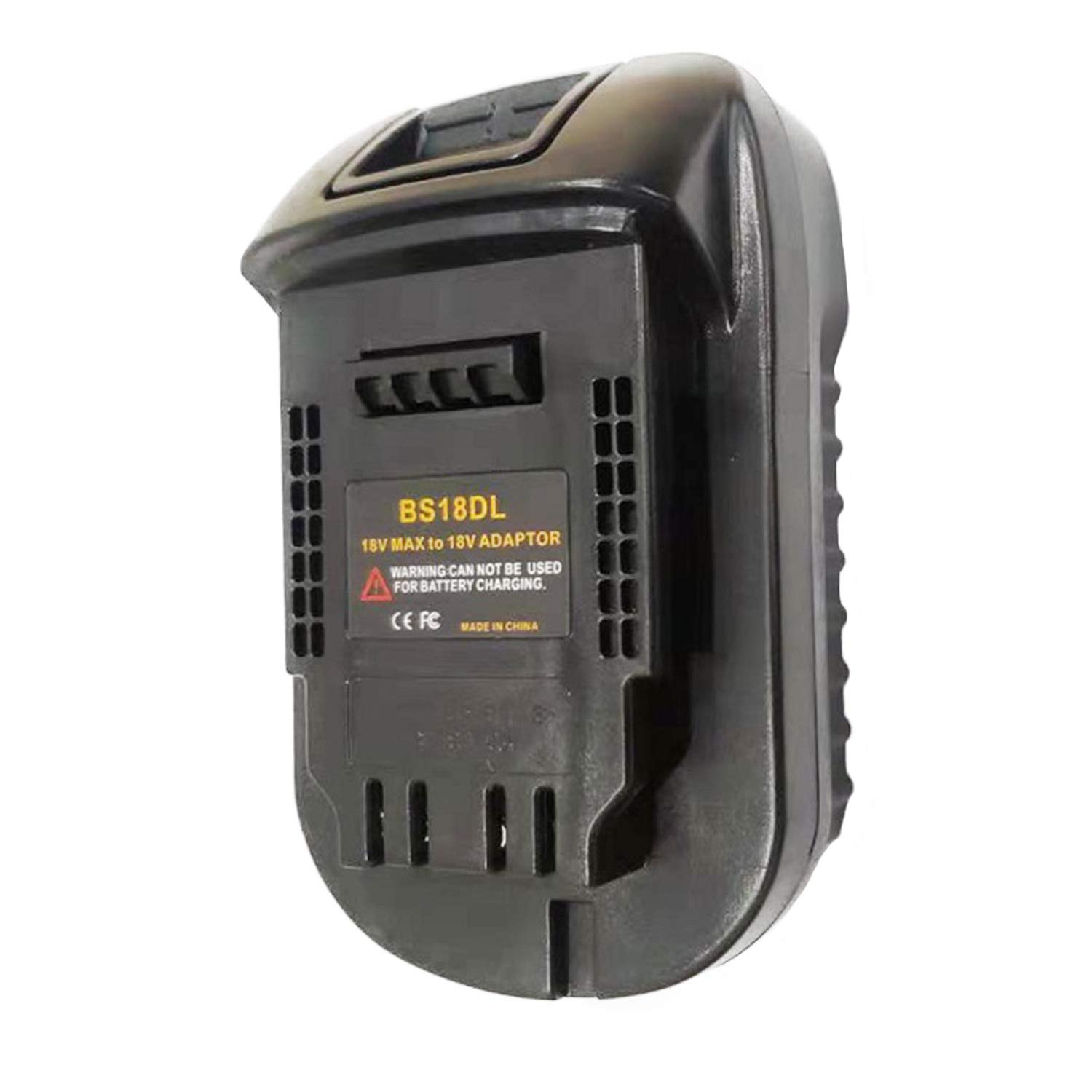 AuthFrank BS18DL Battery Adapter converts for Bosch 18V Lithium Battery to for Dewalt 18V/20V Lithium Battery DCB184/DCB181/DCB182/DCB200/DCB201 etc.