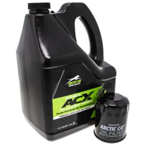 Arctic Cat 2436-850 ACX 0W-40 Gallon Synthetic Oil Change Kit for Alterra Wildcat