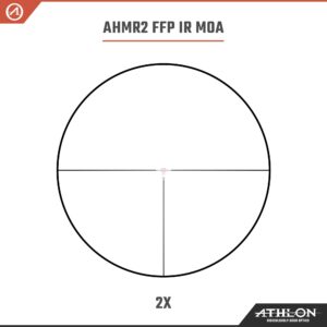 Athlon Optics 214104: Helos BTR Gen2 2-12X42 Riflescope Ahmr2 Ffp Ir Moa Reticle