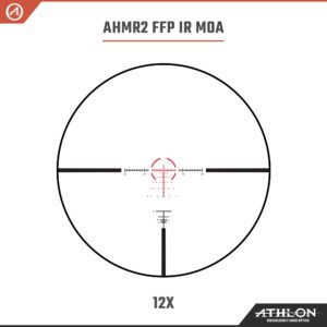 Athlon Optics 214104: Helos BTR Gen2 2-12X42 Riflescope Ahmr2 Ffp Ir Moa Reticle