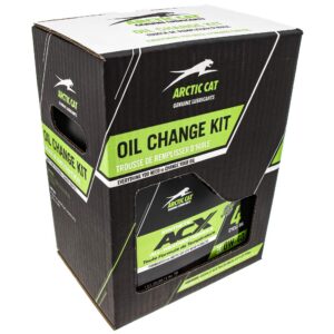 arctic cat 2436-850 acx 0w-40 gallon synthetic oil change kit for alterra wildcat