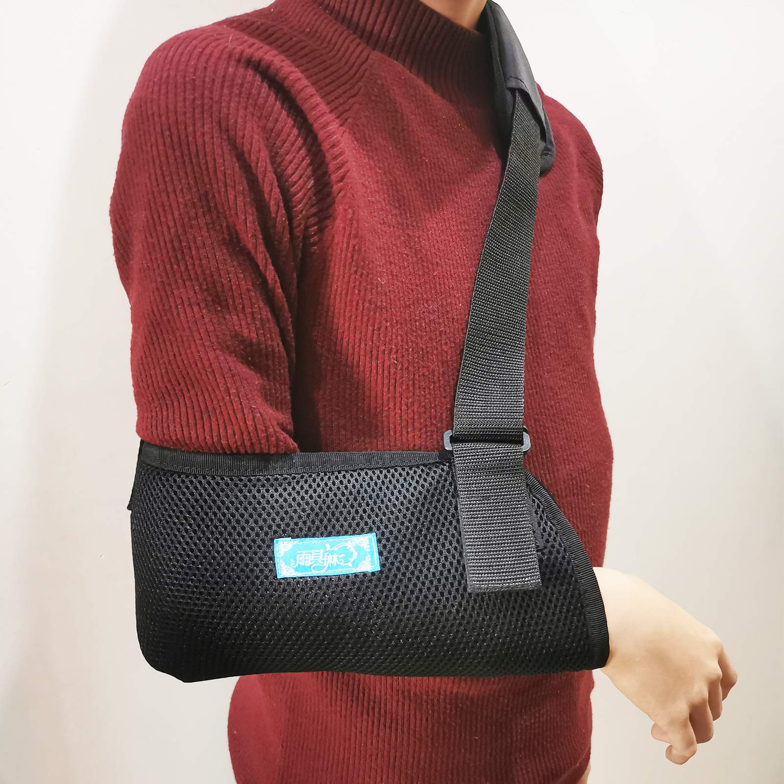 DOPHO Adjustable Medical Arm Sling for Kids Double-layer Arm Support Brace Shoulder Sling Right Left Stabilizer for Elbow Wrist injuries Dislocation (for children)