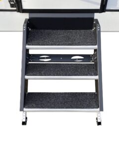 trailersphere rugup for lippert solid step and morryde step above (1-rug morryde step above, 19" * 9.5")