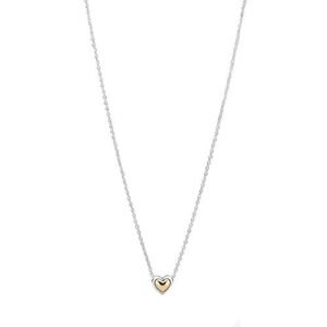 pandora domed golden heart collier necklace 399399c00-45