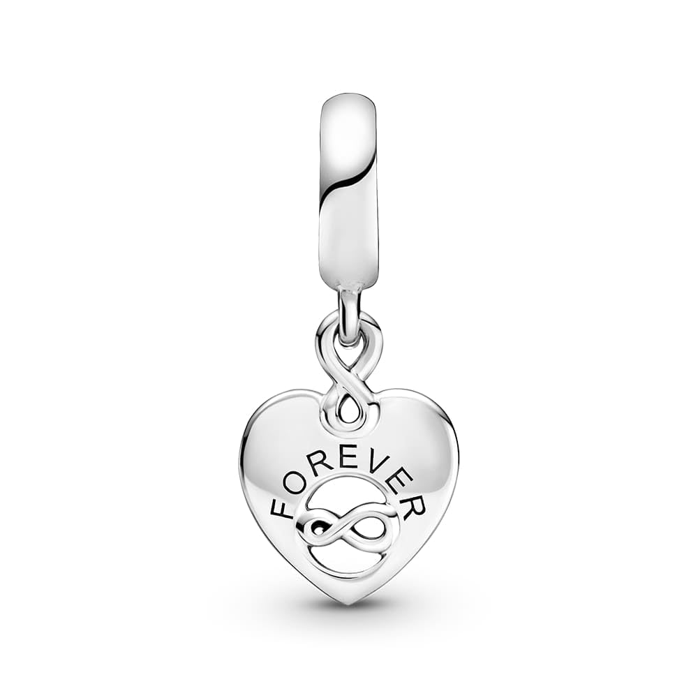 PANDORA Friends Forever Heart Dangle Charm