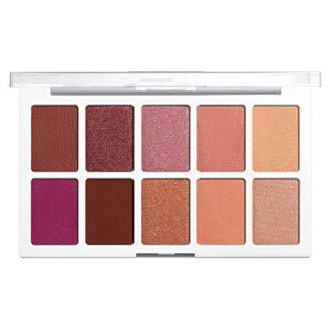 Eyeshadow By Wet n Wild Color Icon 10-Pan Eye Makeup Palette, Pink Heart And Sol, Long Lasting, Shimmer, Metallic, Glittery, Matte, Rich Smooth Pigment, Cruelty Free