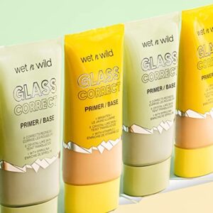 wet n wild Prime Focus Glass Skin Correct Primer, Bright Crystal Finish, Yellow