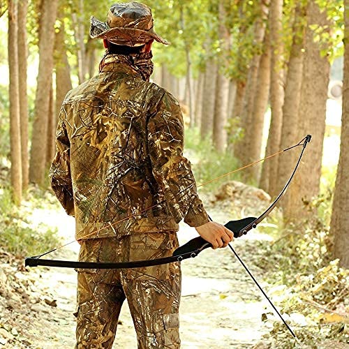 BZTANG Honor Archery Recurve Takedown Bow and Arrow Set 40lbs for Youth Adult Beginners Training Practice Wooden Straight Bow Longbow Kit