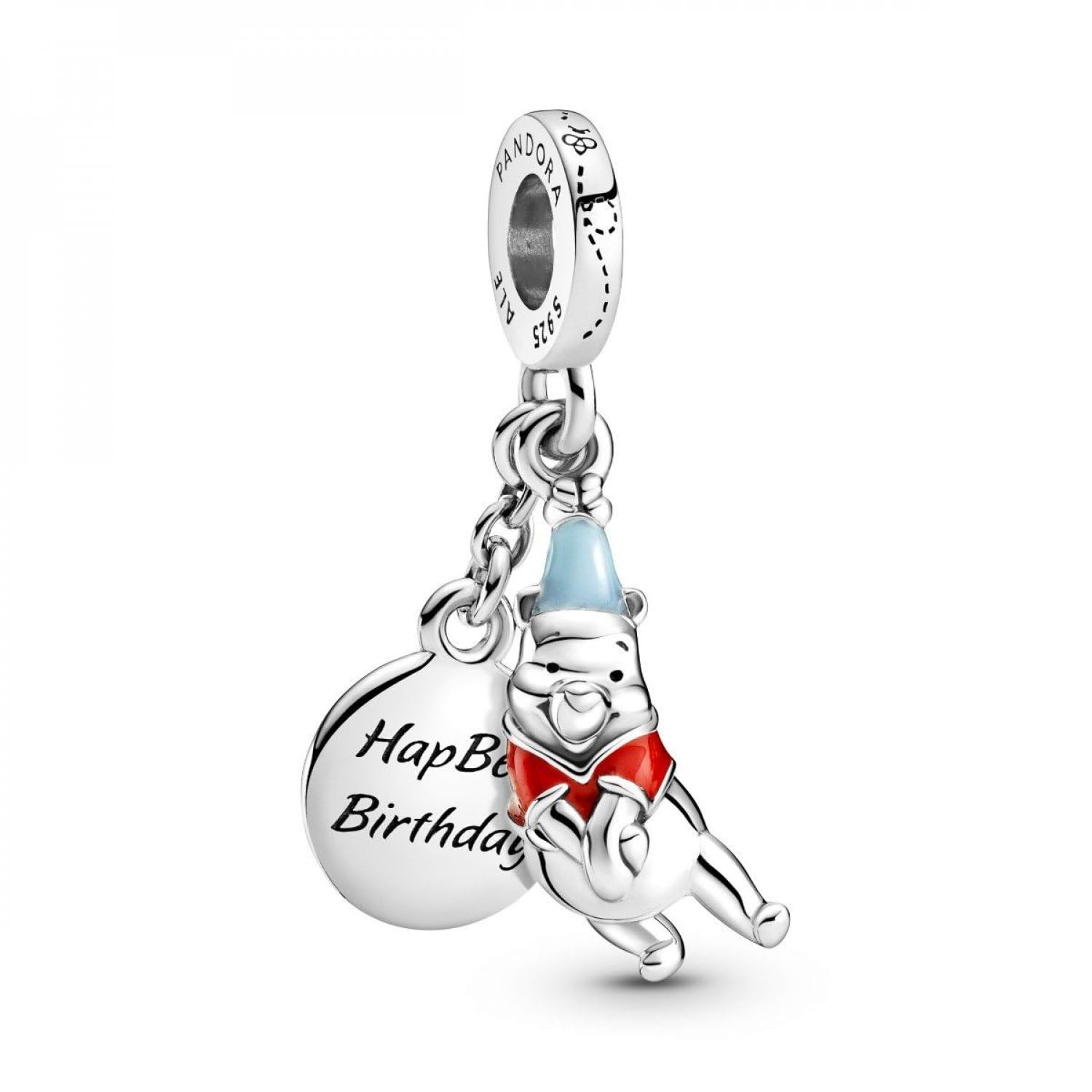 PANDORA Disney Winnie The Pooh Birthday Dangle Charm