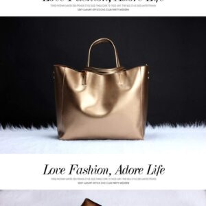 Women Bag Two-layer Cowhide Leather Shoulder Bags Fashion Solid Soft Casual Tote Purses and Handbags High Capacity