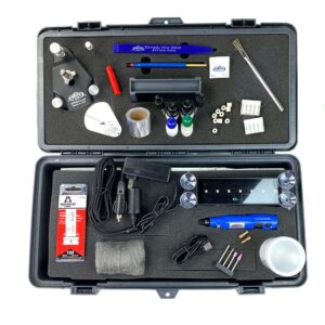 delta kits windshield repair system - complete mobile auto glass repair kit - professional grade - ez-250s mobile