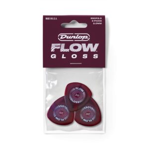 Dunlop Flow Gloss 2.0mm Guitar Pick-3 Pack