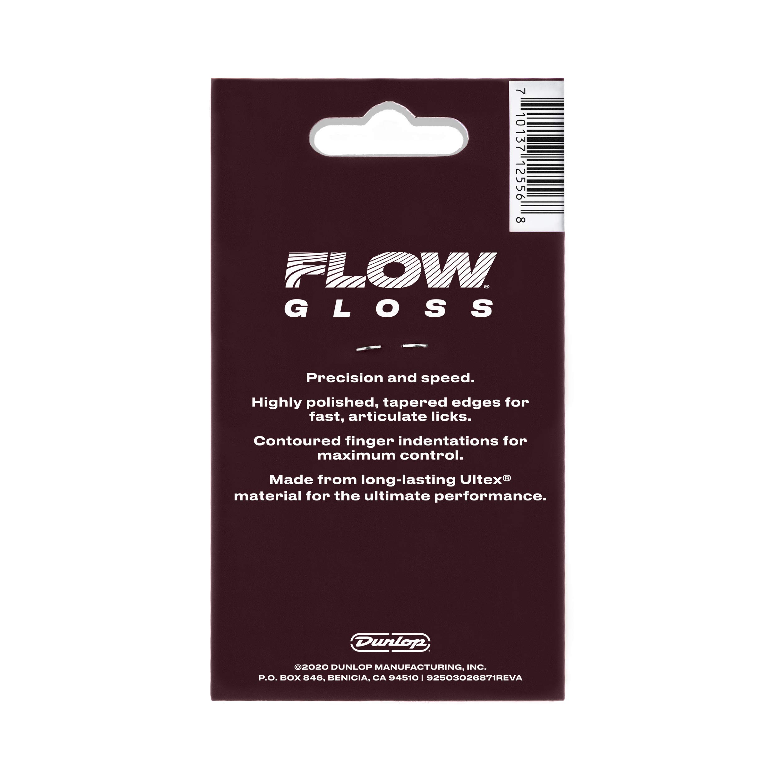 Dunlop Flow Gloss 2.0mm Guitar Pick-3 Pack