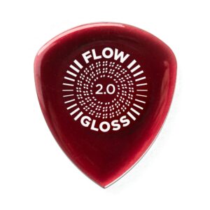 dunlop flow gloss 2.0mm guitar pick-3 pack