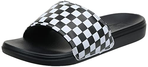 Vans La Costa Slide-On (Checkerboard) True White/Black Men's 12, Women's 13.5 Medium