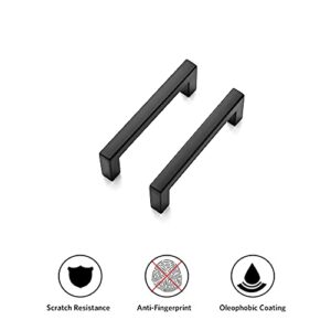 Ravinte 25 Pack Solid 3 Inch Center to Center Slim Square Bar Drawer Handles Kitchen Cabinet Handles Black Drawer Pulls Kitchen Cabinet Hardware Kitchen Handles Matte Black Cabinet Pulls