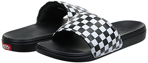 Vans La Costa Slide-On (Checkerboard) True White/Black Men's 12, Women's 13.5 Medium