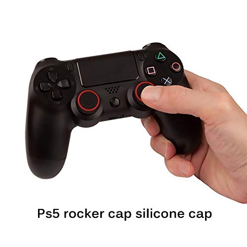 4PCS Joystick Cap Silicone Rubber Thumb Stick Grip Caps for PS5 PS4 PS3 Xbox 360 Xbox One Xbox One X Elite Nintendo Switch Pro Controller Color White