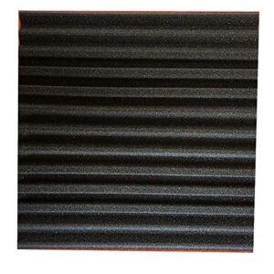 52 Pack 12 "X 12 "X1" Acoustic Panels Studio Soundproofing Foam, (24blue+24black')