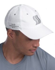 saaka max dry hat for men & women. lightweight performance cap. (white)