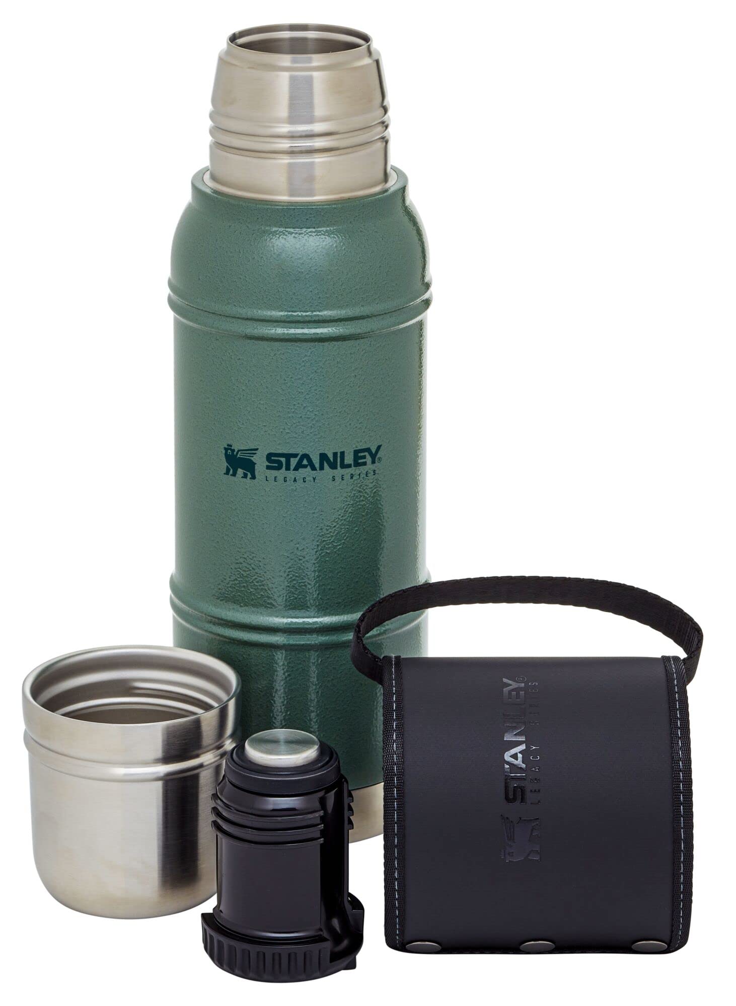 Stanley 10-09841-001 The Quadvac™ Thermal Bottle Hammertone Green 1.1QT / 1.0L