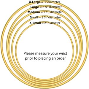 LIFETIME JEWELRY 2mm Bangle Bracelet 24k Real Gold Plated for Women and Teen Girls (2.5" Medium)