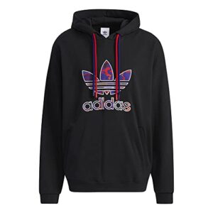 adidas lny hoodie men's, black, size l